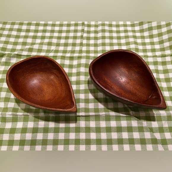 Dining | Vintage Pair Of Monkey Pod Bowls | Poshmark